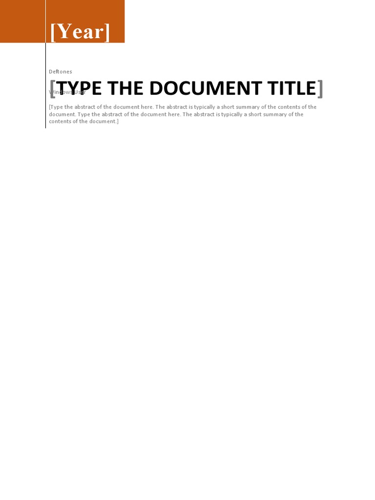 Document Title Example | PDF