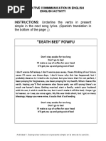 Deathbed Lyrics | PDF | Albums | Entertainment (General)
