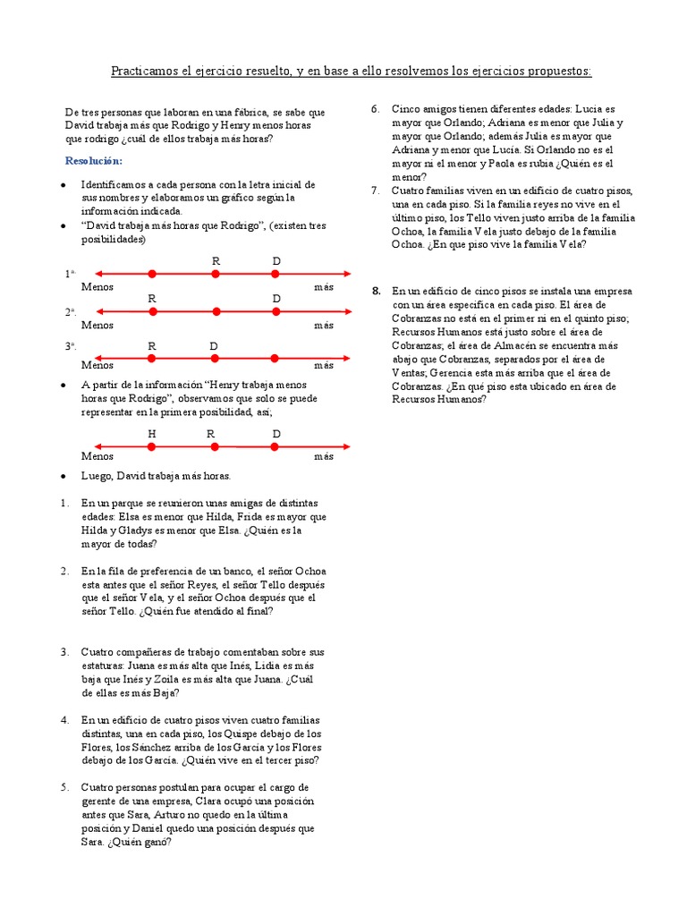 Ejercicios de RM | PDF