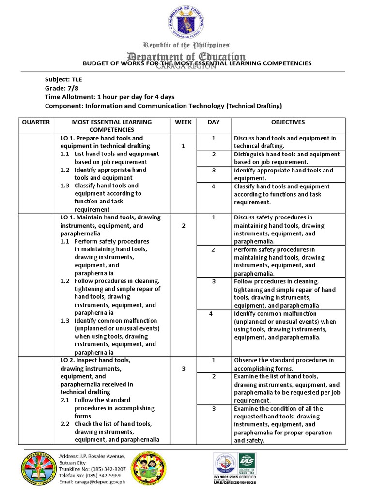 EEP Grade 7 8 Technical Drafting | PDF | Technical Drawing ...