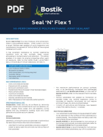 Technical Data Sheet - BOSTIK Rugby Original | PDF | Adhesive | Materials