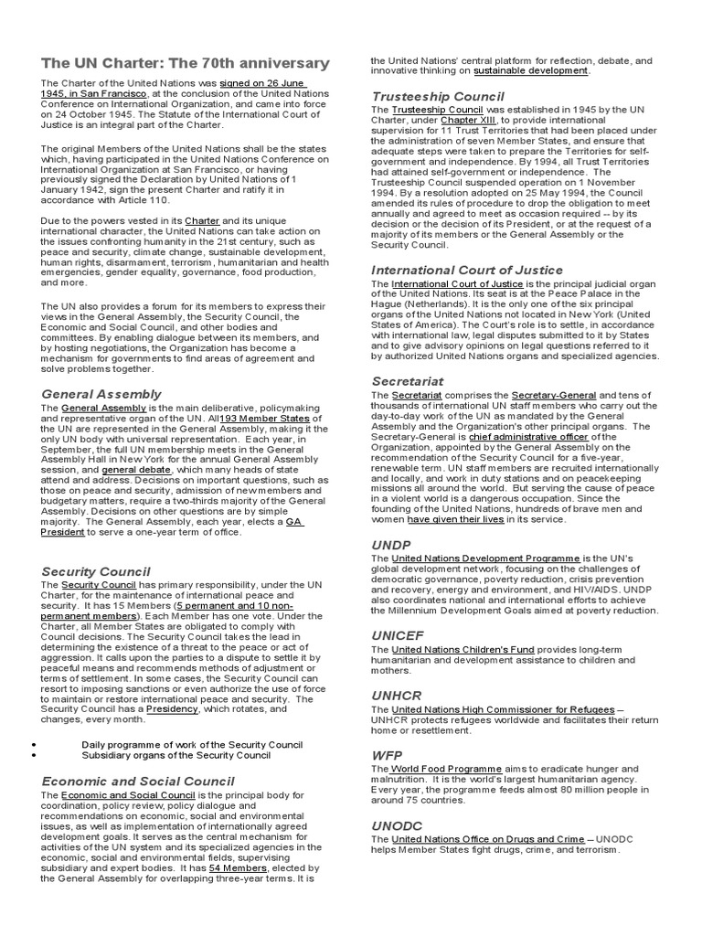 The UN Charter: The 70th Anniversary: Trusteeship Council | Download ...