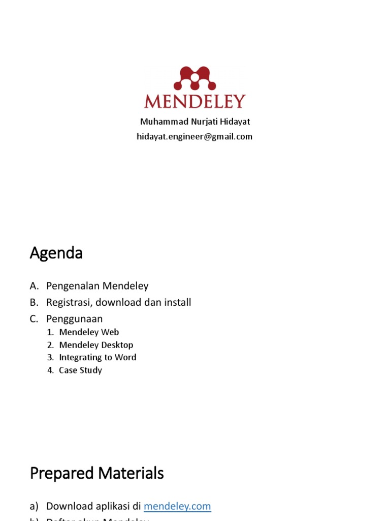Mendeley | PDF
