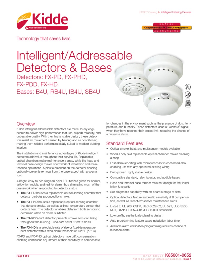 Intelligent FX Detectors and Bases | PDF | Sensor | Manufactured Goods
