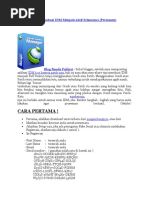 Cara Install Dan Mengaktifkan IDM Gratis | PDF