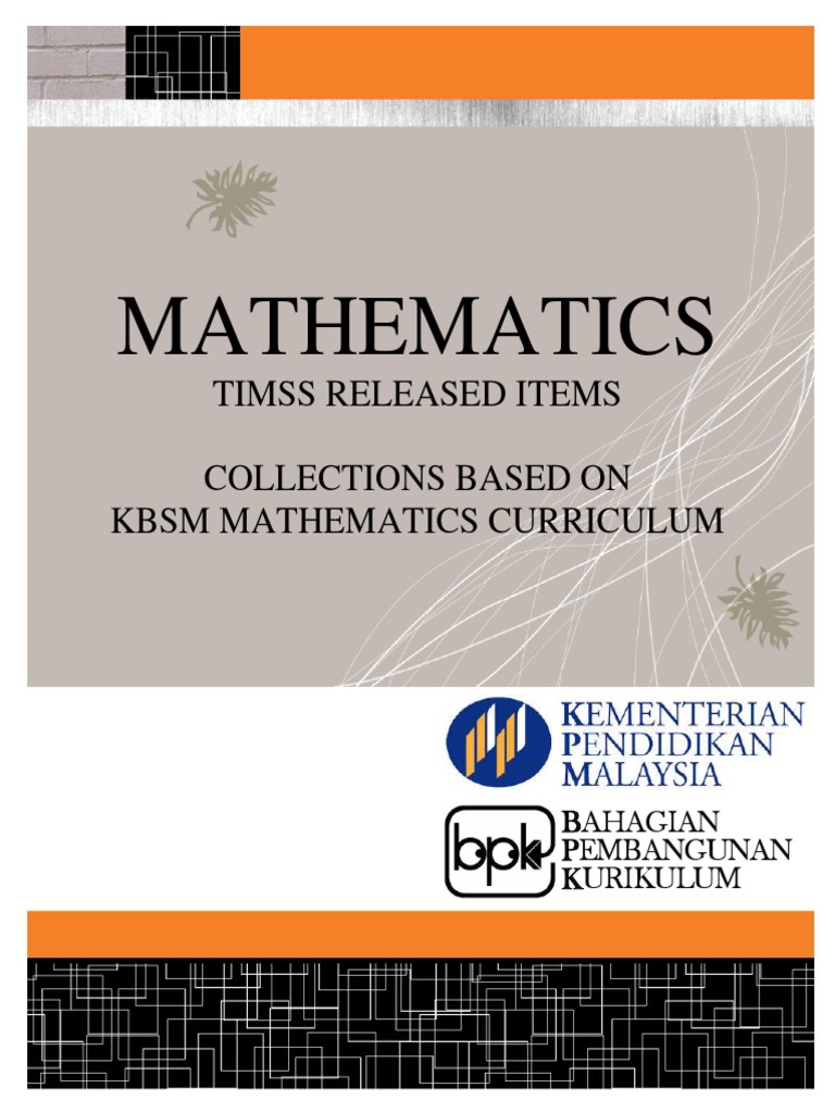 COMPILATION Mathematics TIMSS Released Items PDF | PDF | Numbers | Integer