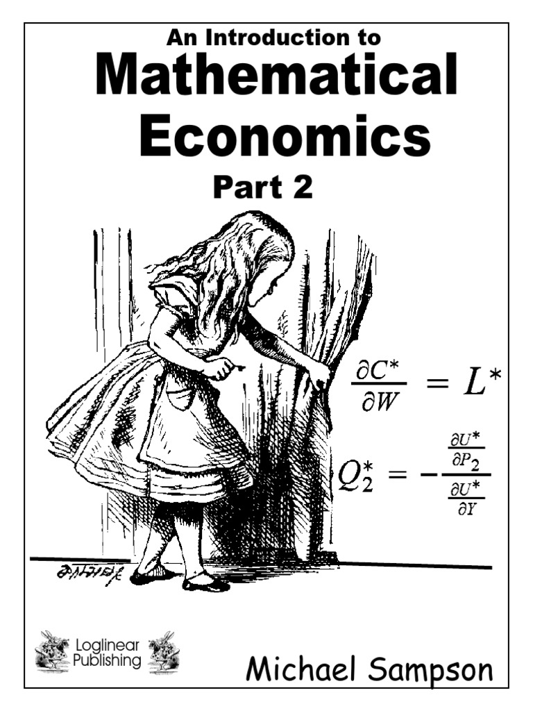 Introduction To Mathematical Economics Part 2 | PDF | Probability ...