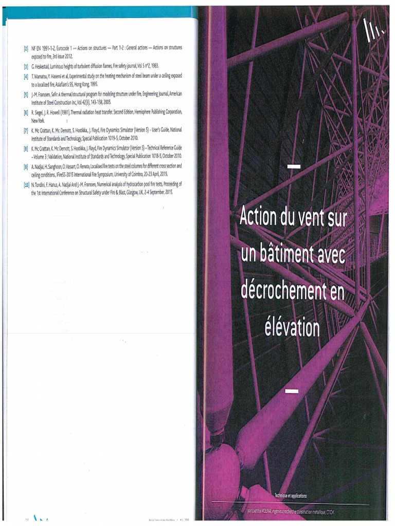 Action Du Vent Sur Un Batiment Avec Decrochement en Elevation PDF | PDF