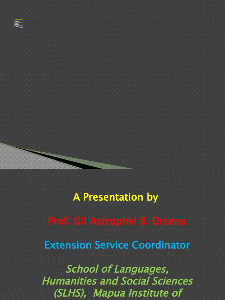 Community Research Presentation | PDF | Action Research | Participatory ...