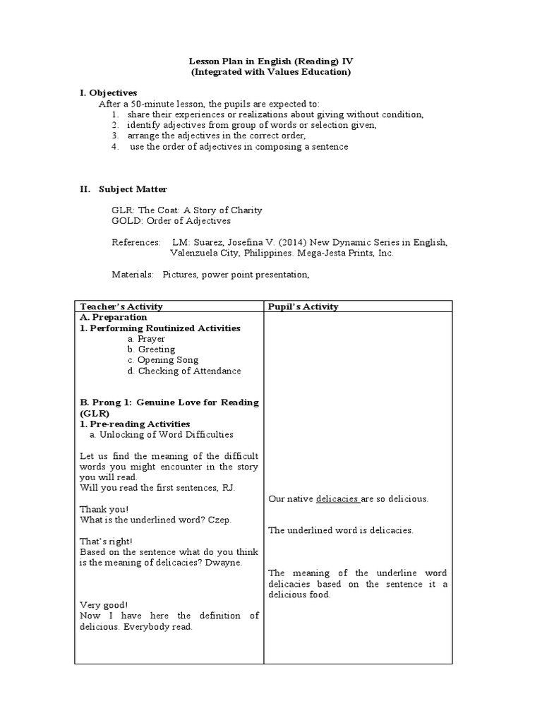 Cultivating Compassion Through Customs: An English Lesson Teaches Order ...