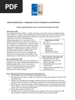 ABI Worksheet: Patient Name: Patient ID: Date | PDF | Medical ...