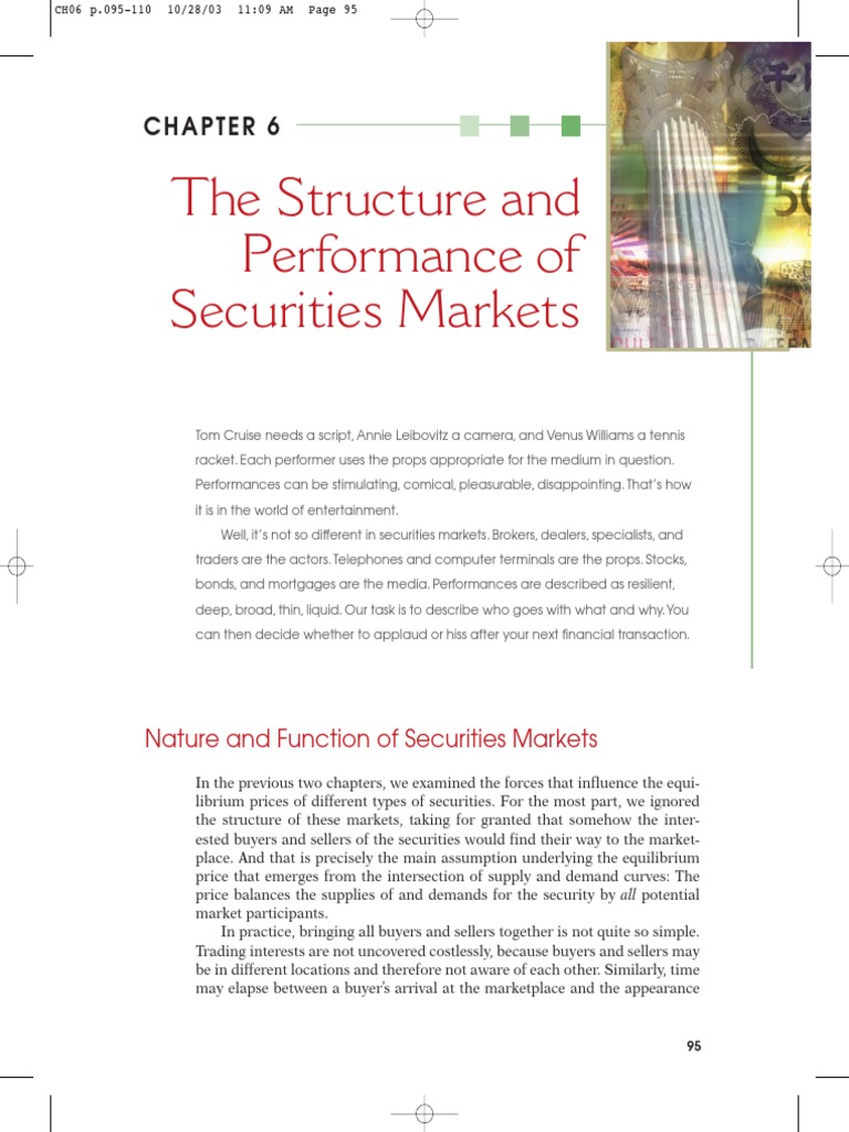 Structure of Equity Market | PDF | Stocks | Bonds (Finance)
