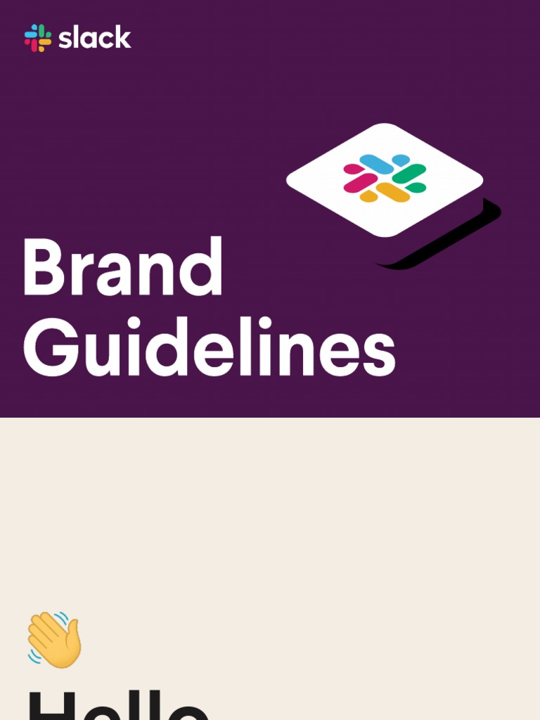 1 Slack Brand Guidelines Design Elements | PDF | Logos | Rgb Color Model