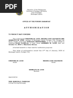 BIR Authorization Letter | PDF | Law