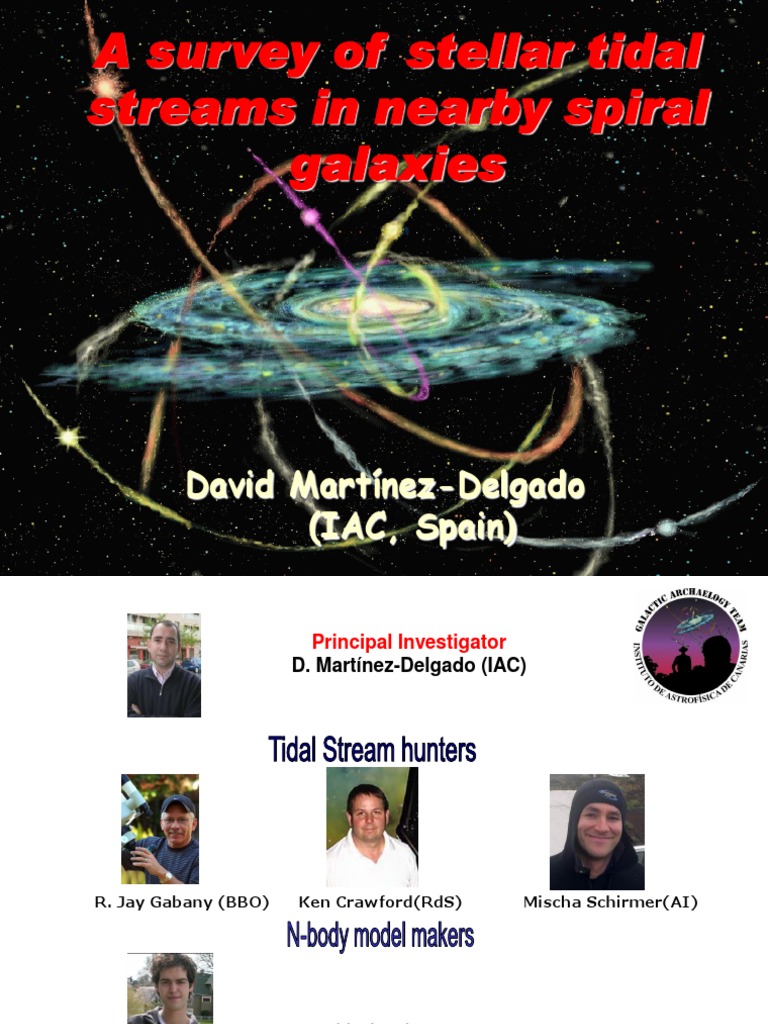 A Survey of Stellar Tidal Streams in Nearby Spiral Galaxies | PDF ...