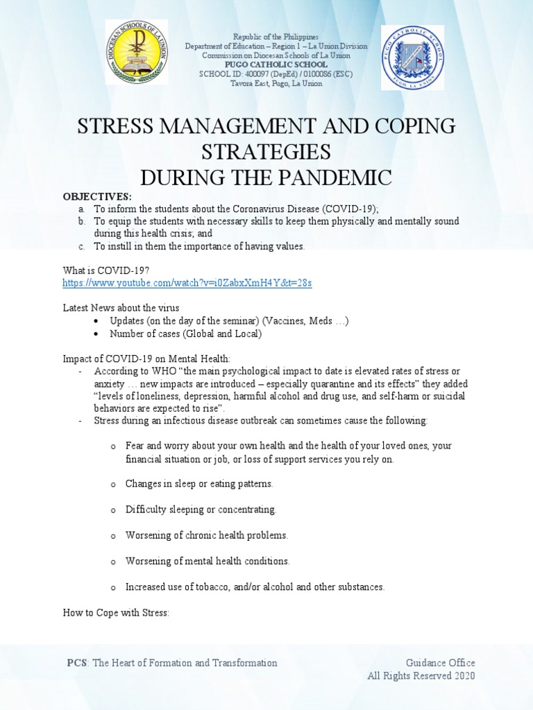 Stress Management and Coping Strategies | PDF | Feeling | Stress Management