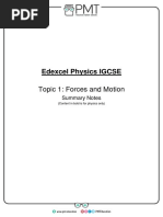 Edexcel iGCSE Physics Equations Guide | PDF | Mass | Kilogram
