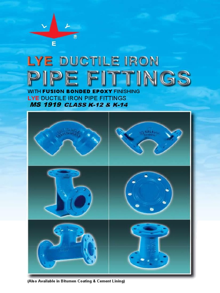 FUSION BONDED EPOXY COATED LYE DUCTILE IRON PIPE FITTINGS | PDF ...