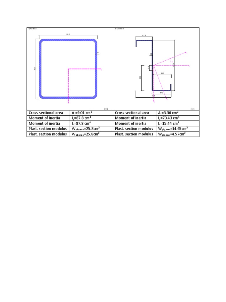 Info - Cross Section | PDF | Mechanical Engineering | Structural ...