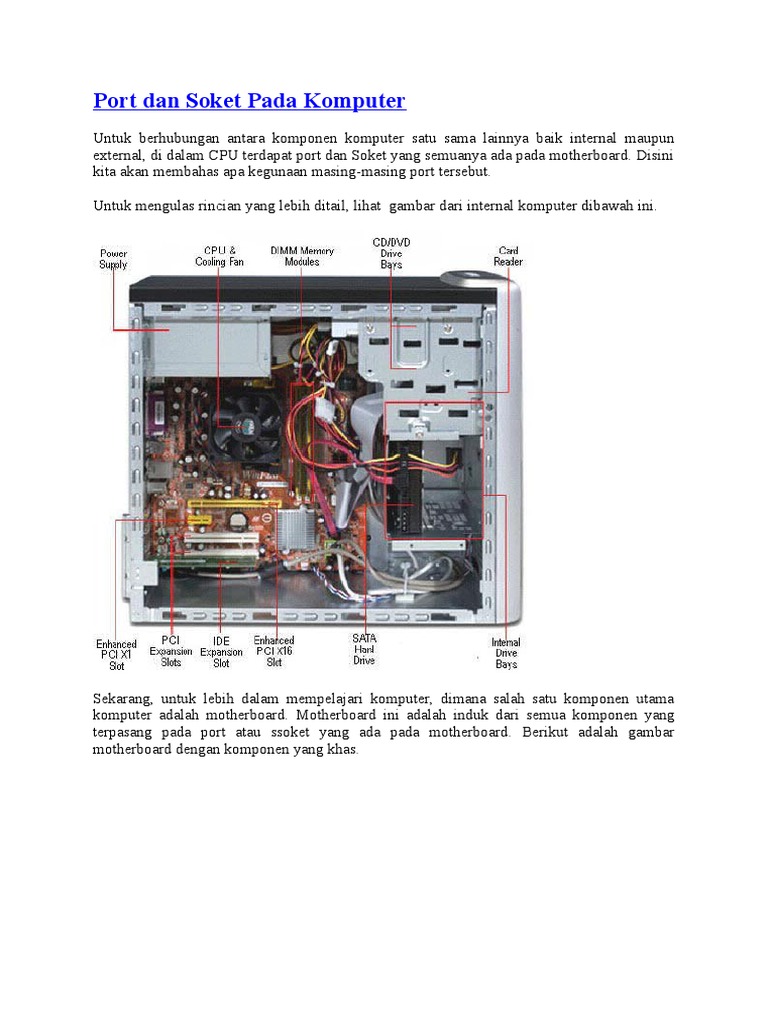 Port Dan Soket Pada Komputer | PDF
