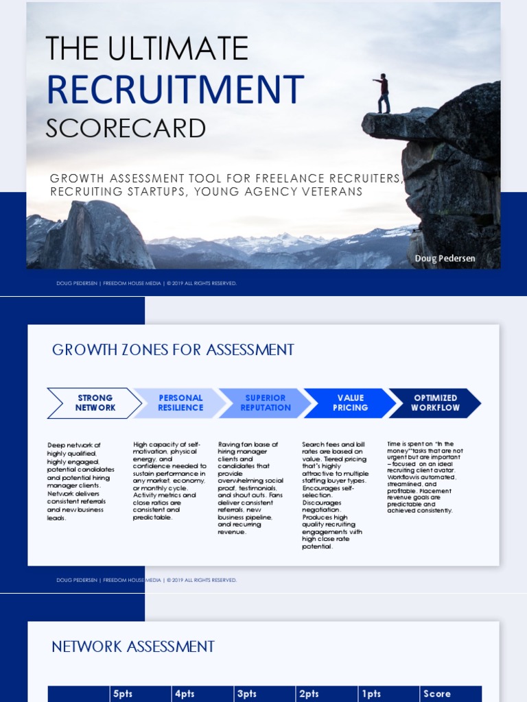 Ultimate Recruitment Scorecard | PDF | Recruitment | Goal