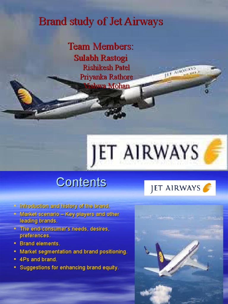 Jet Airways Brand Analysis Report | PDF | Airlines | Transport Companies