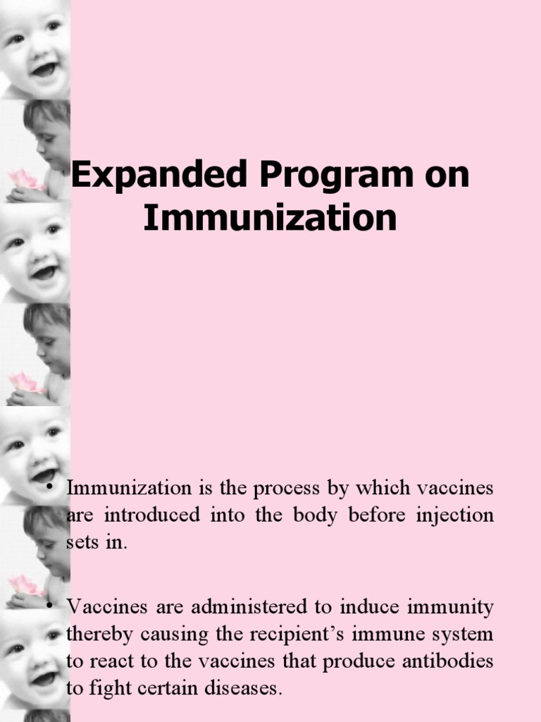 Expanded Program On Immunization | PDF | Vaccines | Epidemiology