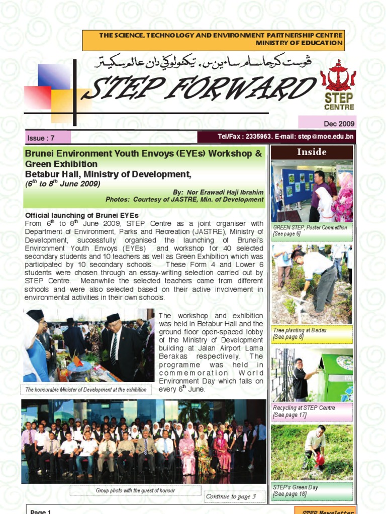 STEP FORWARD - 7th Issue | PDF | Sustainability | Literacy