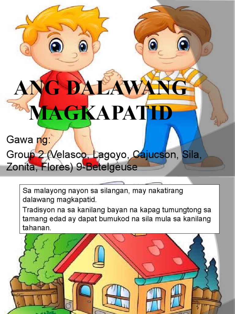 Ang Dalawang Magkapatid - Parabula | PDF