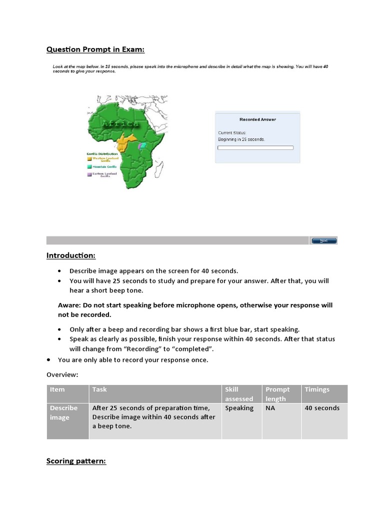 Question Prompt in Exam | PDF | Test (Assessment) | Neuropsychological ...