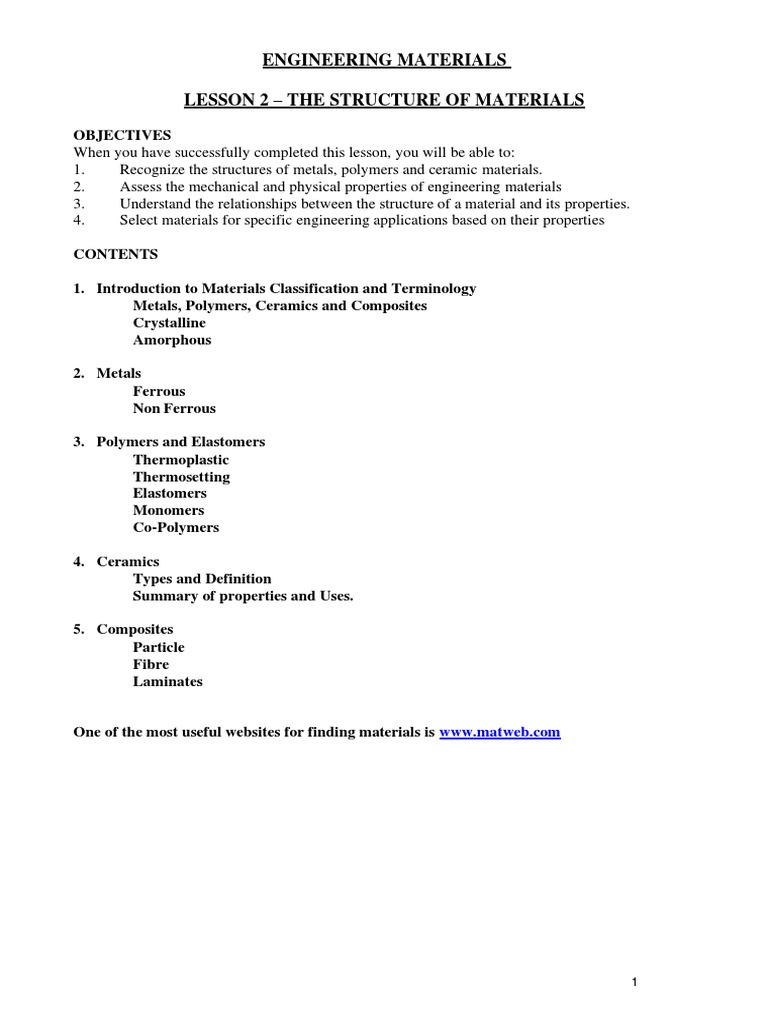 Properties of Engineering Materials 2 | PDF