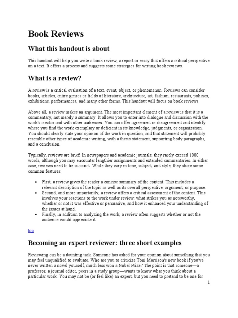 Book Reviews | PDF | Argument | Books