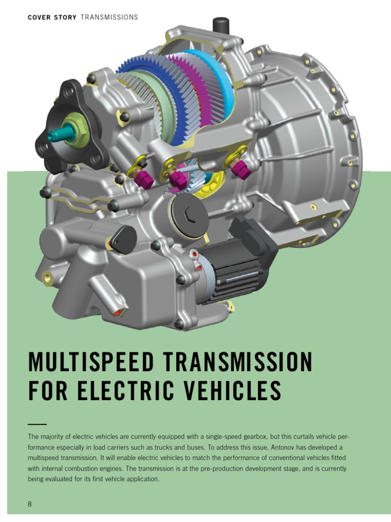 Multi Speed Transmission For Elect | PDF | Transmission (Mechanics ...