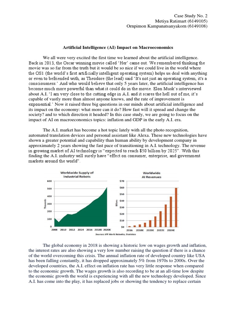 Artificial Intelligence (AI) Impact On Macroeconomics | PDF | Artificial Intelligence ...