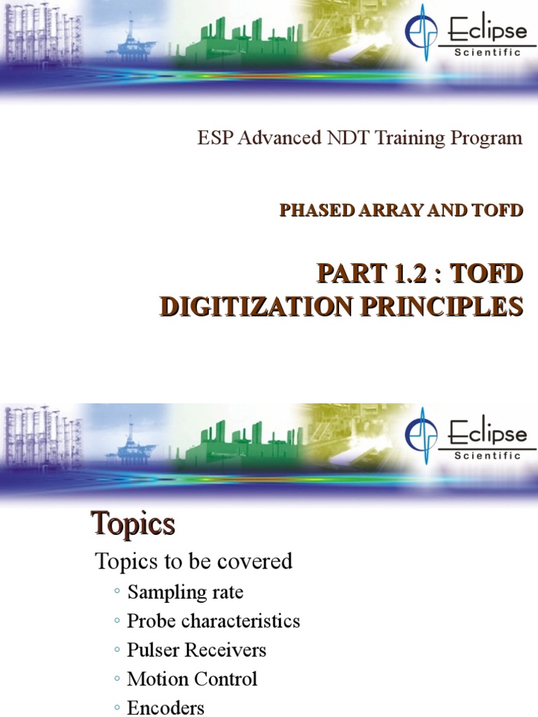 1.2 TOFD Digitization Principles 2010 | PDF | Sampling (Signal Processing) | Bandwidth (Signal ...