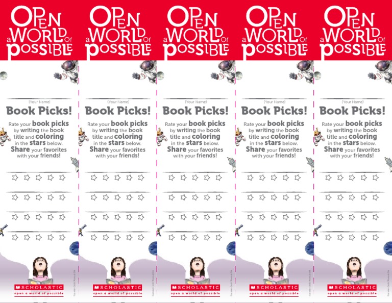 Scholastic Bookmark 5AcrossDownload | PDF | Books