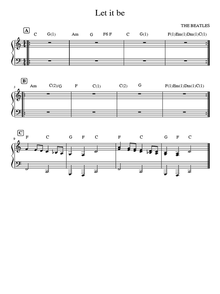 Let It Be | PDF