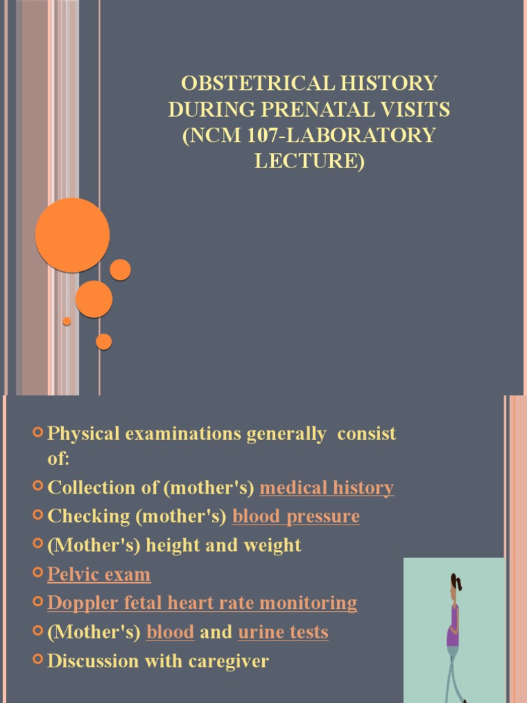 Obstetrical History During Prenatal Visits | PDF | Prenatal Development ...
