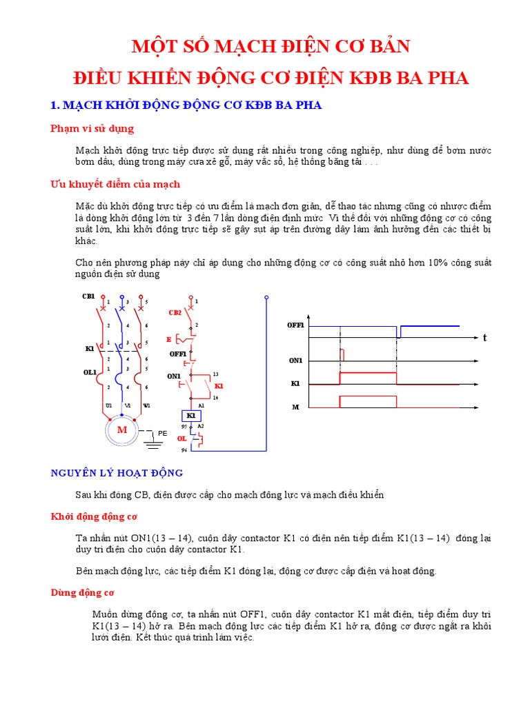 Nguyen Ly Hoat Dong Mach Dien Co Ban | PDF