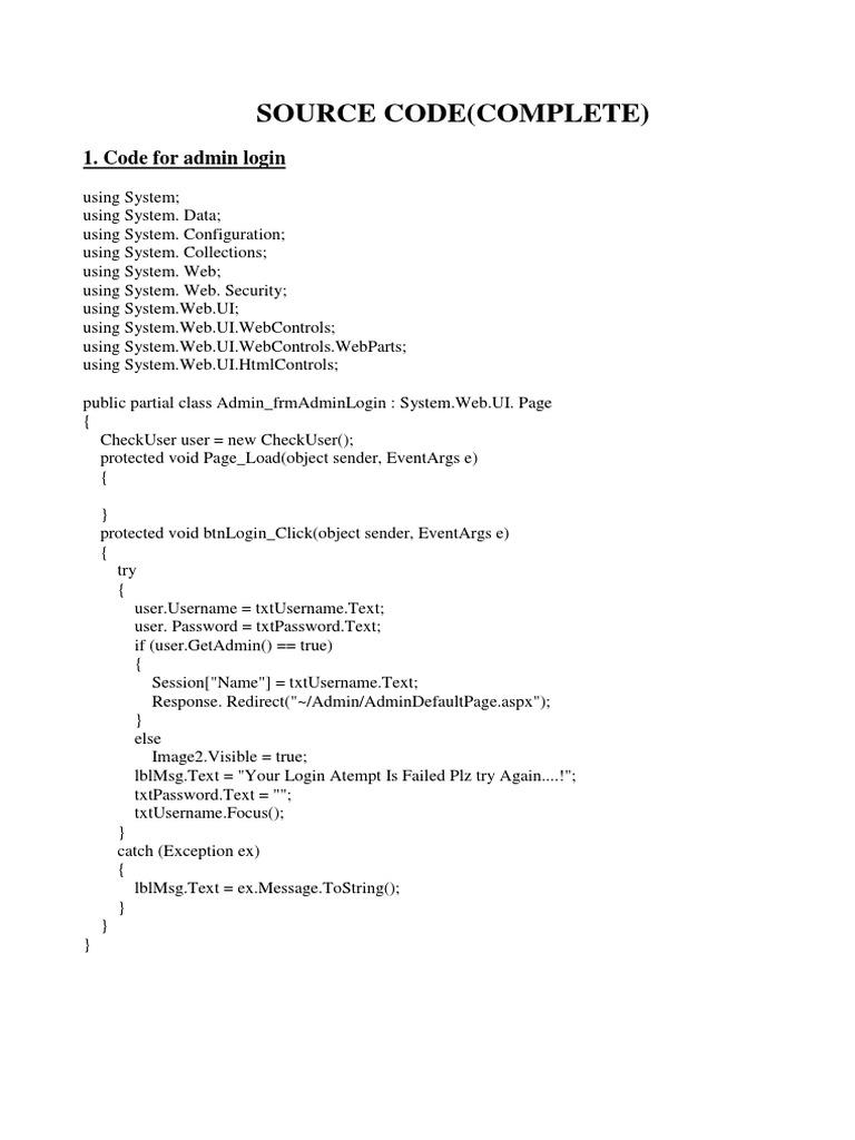 Complete Source Code | Download Free PDF | Parameter (Computer Programming) | Subroutine