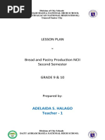 Detailed Lesson Plan in Bread and Pastry Production NC Ii | PDF ...