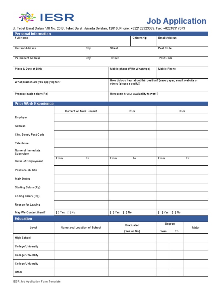 A Well-Qualified Candidate: Analyzing a Job Application Document | PDF ...