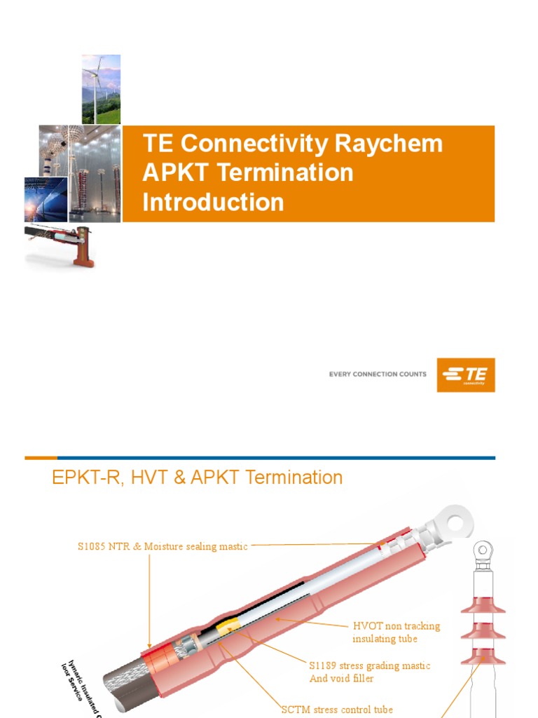 TE Connectivity Raychem APKT Termination | PDF | Insulator (Electricity ...