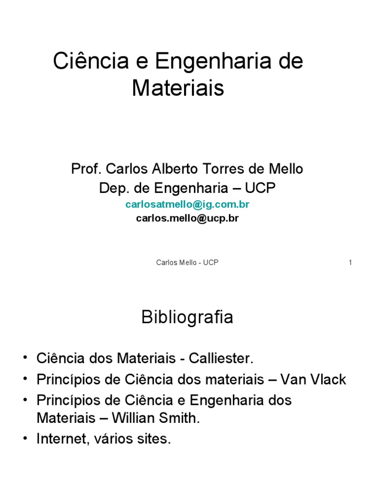 Ciência E Engenharia Dos Materiais Pdf Pdf Ligação Química
