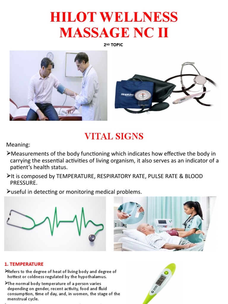 HILOT WELLNESS MASSAGE NC II 2nd Topic | PDF | Diastole | Blood Pressure