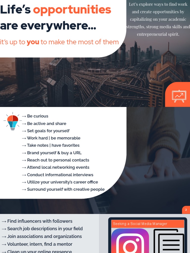 Creating Career Opportunities Through Skills | PDF | Linked In ...