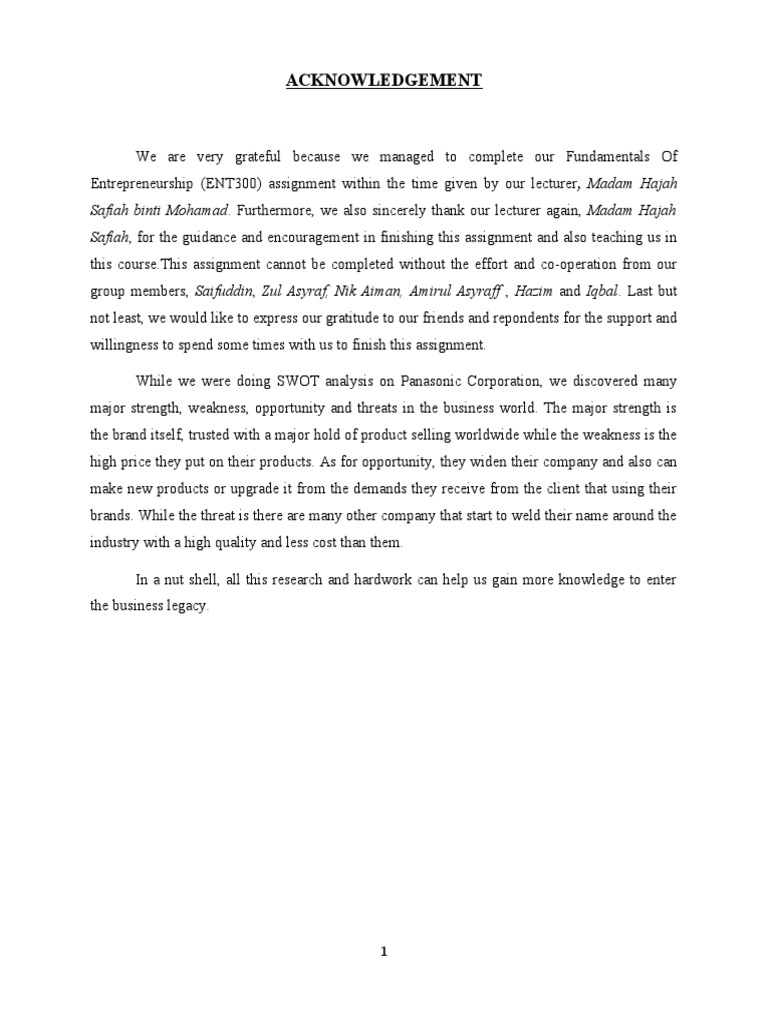 Panasonic | PDF | Swot Analysis | Business