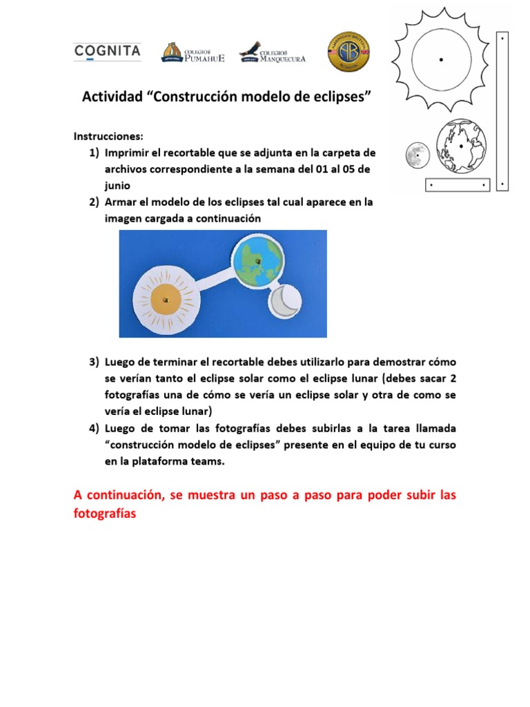Actividad Eclipses 3ro | PDF