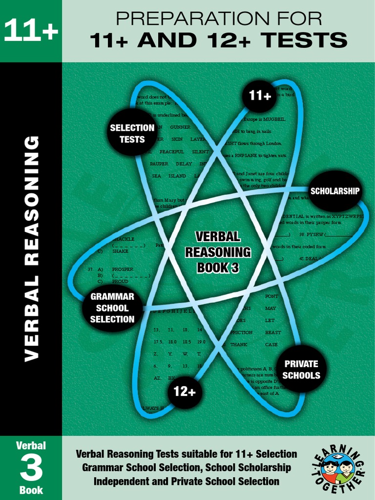 11 12 Verbal Reasoning Learning Together bk3 PDF | PDF | Test (Assessment)