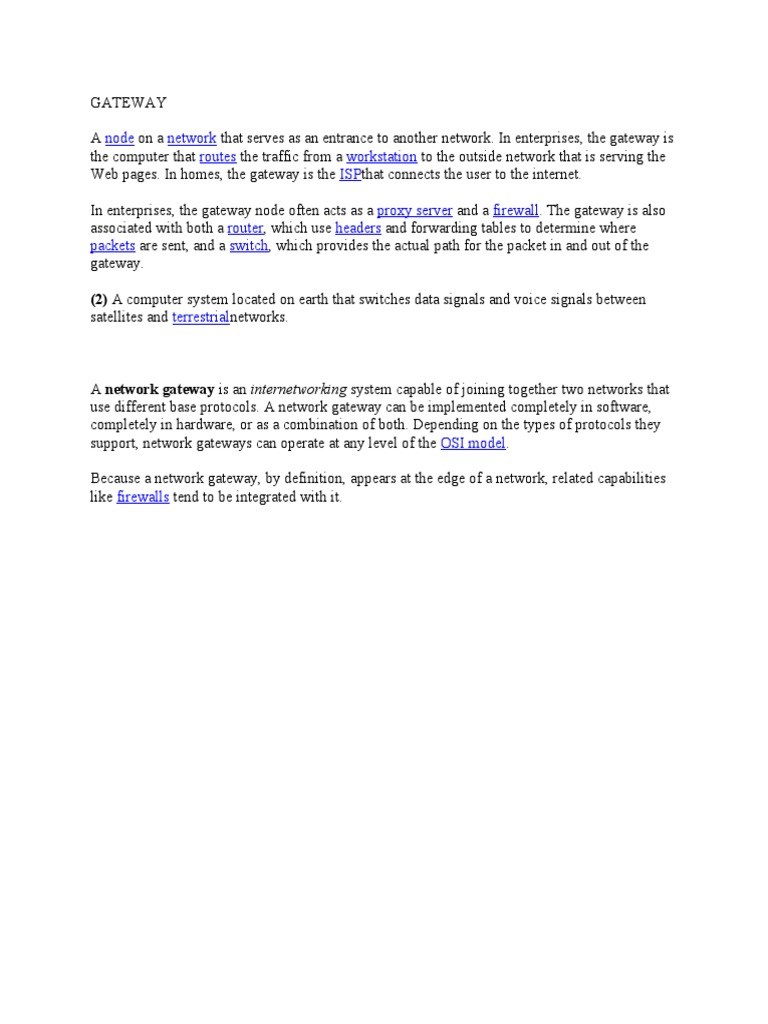 Node Network Routes Workstation ISP Proxy Server Firewall Router ...